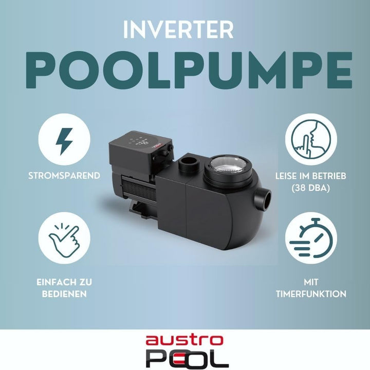 Pool Umwälzpumpe Inverter - stromsparende Poolpumpen - Austropool